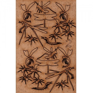 Mini Insects Wood Shapes Style 2 for altered art and crafts